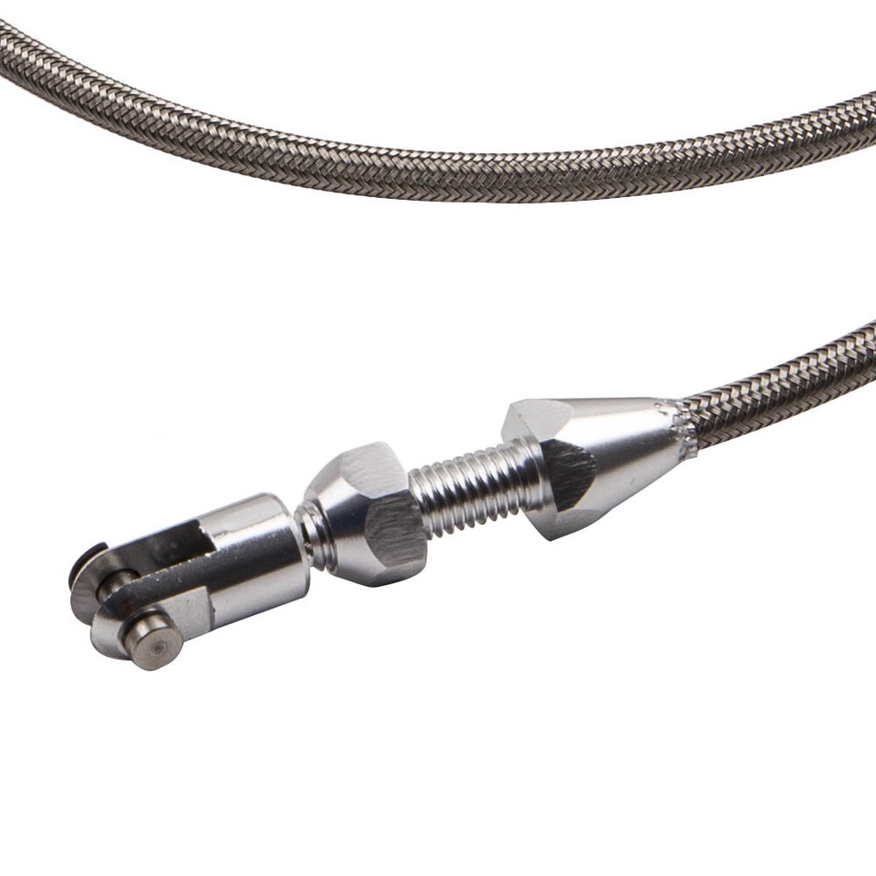 36" Stainless Steel Braided Throttle Cable for LS LS1 Engine 4.8L 5.3L ...