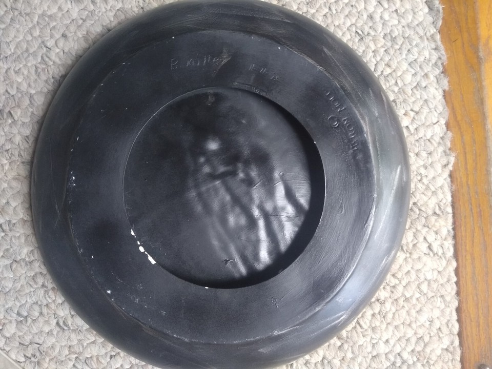 Handmade Painted Chalk Ware Wall Plate 13” Byron Molds 1970’s Halloween ...