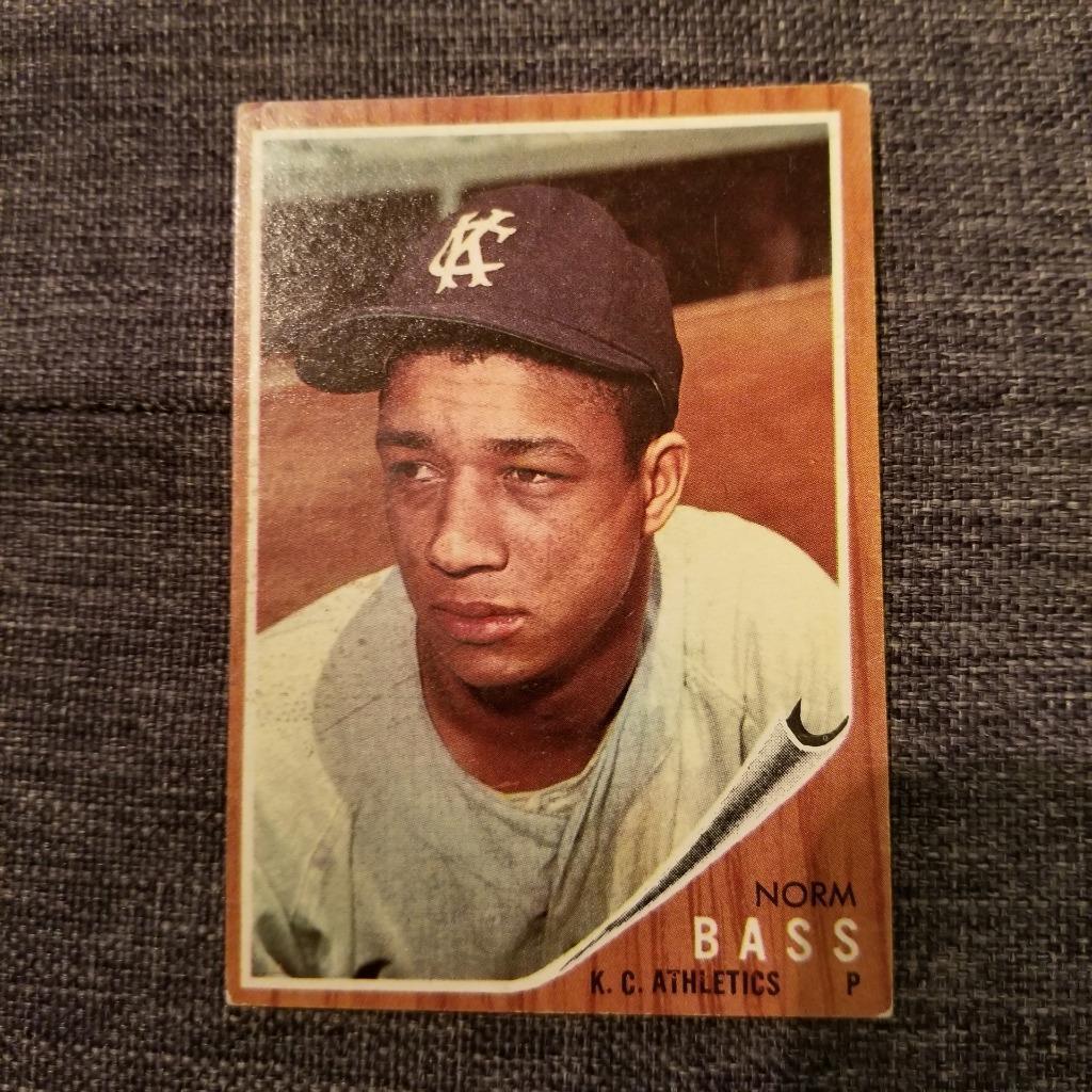 NORM BASS 1962 Topps #122 FREE SHIP 50% OFF SALE B1005R4S11P23 | eBay
