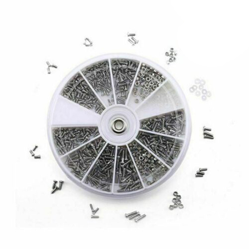 600pcs Set Stainless Steel Nuts Bolts small Screws Kits Assorted phone ...