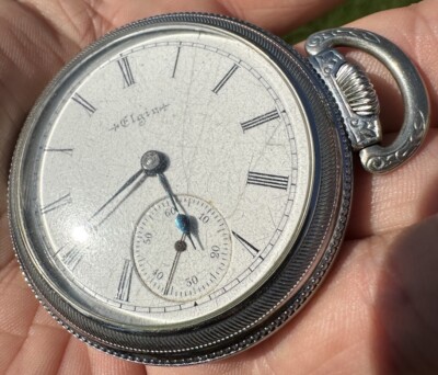 Antique 1896 Elgin 18s 17j Grade 143 Pocket Watch | eBay