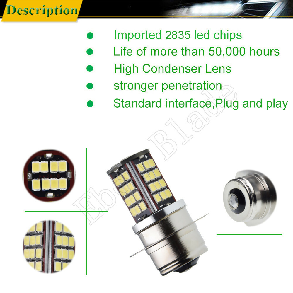 2x P36S BPF P323 Lucas LLB323 2835 56SMD LED Fog Light Spotlight Bulb ...