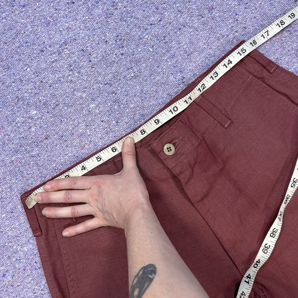 Vintage Military Vat Dye Sanforized Chino Pants Dark Pink Color Size 31 ...