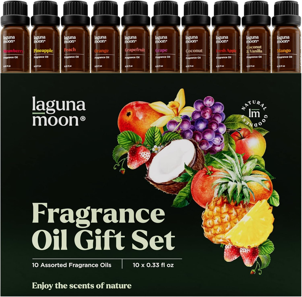 Fragrance Oil Set - Premium Grade 10 Pcs Scented Oils for Candle Making ...
