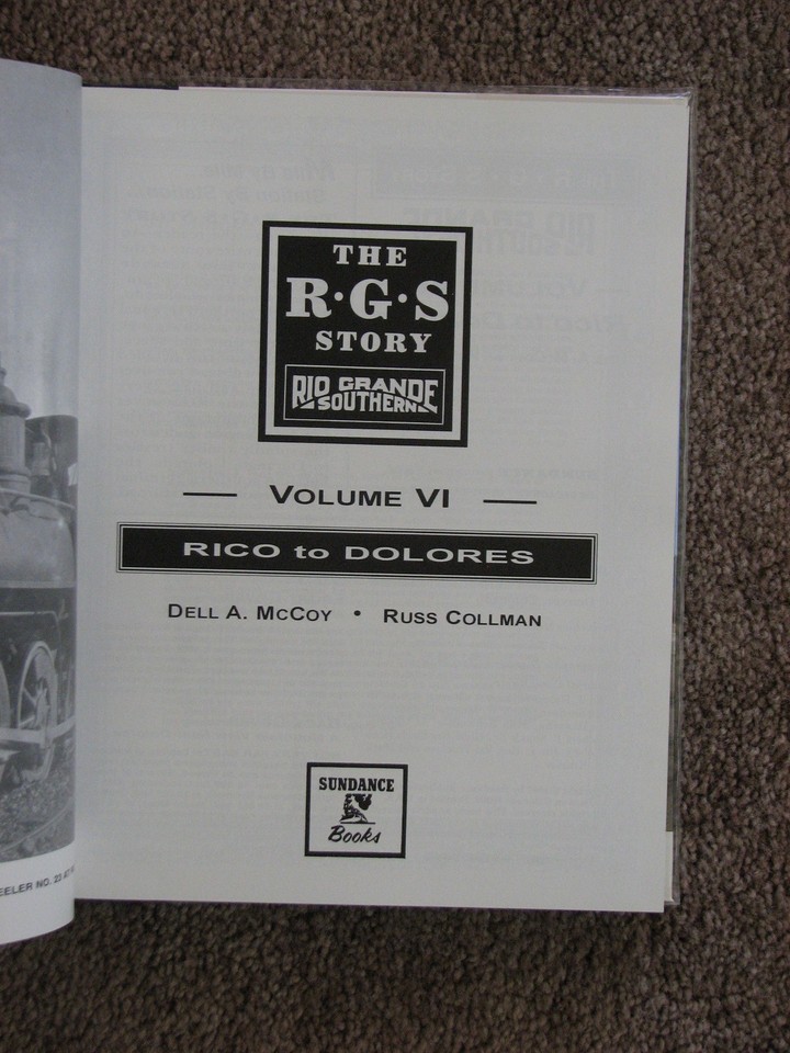 RGS Story Vol. VI: Rico to Dolores - McCoy, Collman 1997 Hardcover | eBay