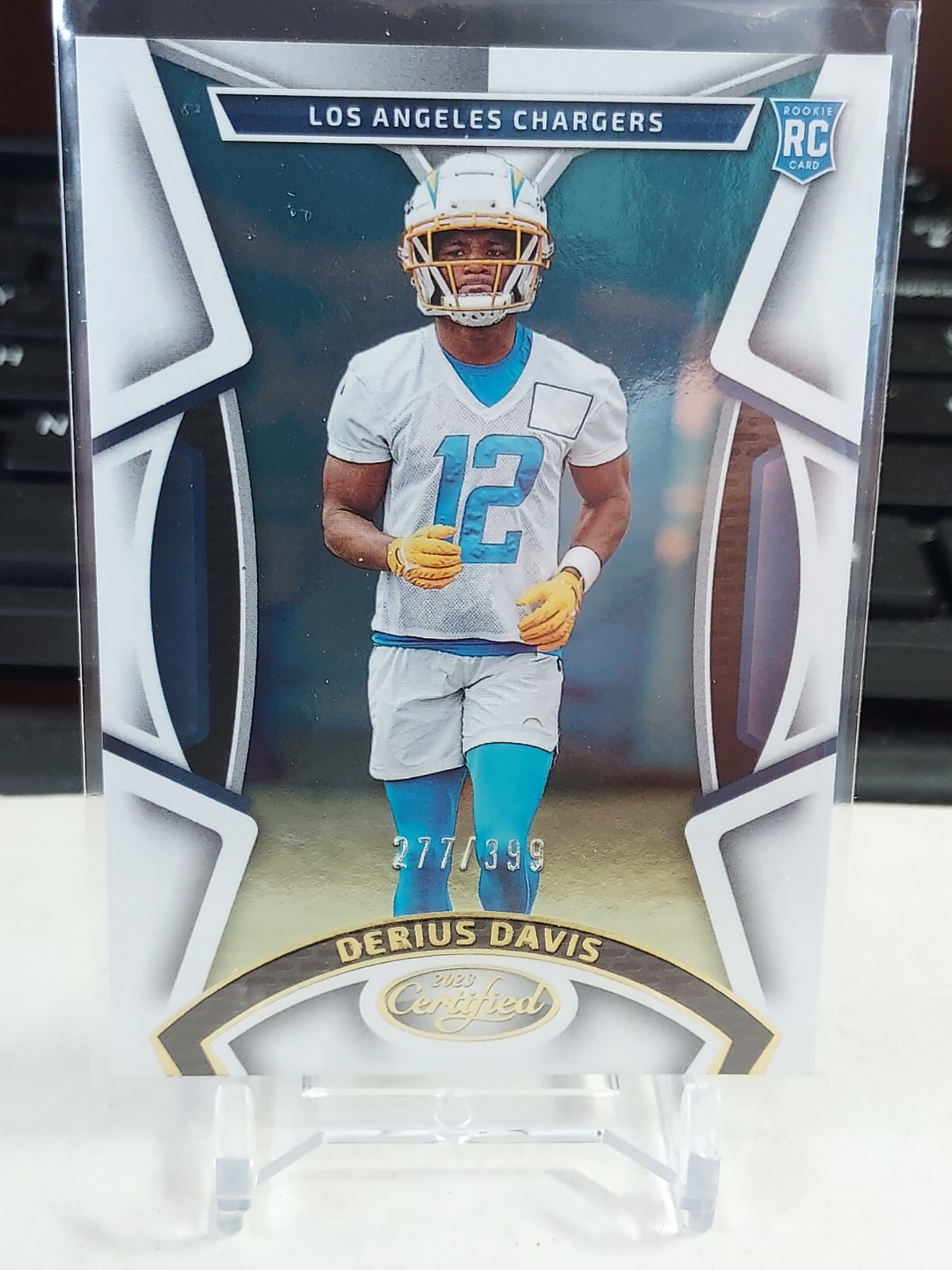 2023 Panini Certified Derius Davis Rookie #137 Miror /399 Los Angeles ...