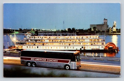 Bus Paddleboat Mid American Coaches Washington St Louis Missouri P870 ...