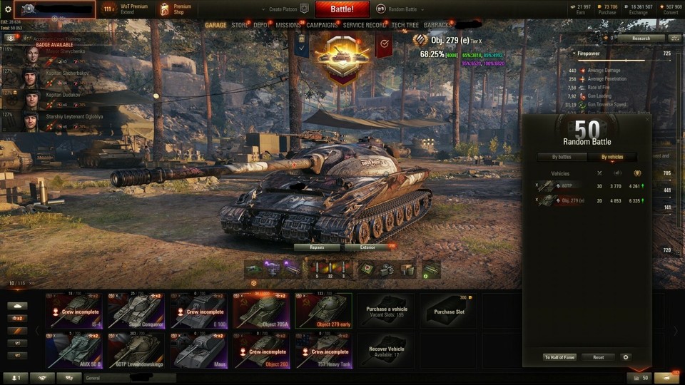 World Of Tanks (WOT) / WN8 Boost 3600+ | 50 Battles | EU/NA | eBay