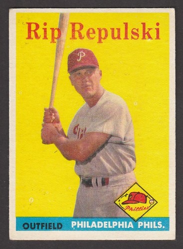 1958 TOPPS BASEBALL # 14 RIP REPULSKI INV J1746 | eBay