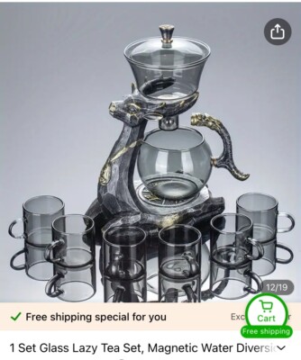 Temu Elk Lazy Tea Set | eBay