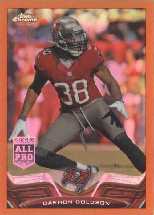 2013 Topps Chrome - Dashon Goldson #102 Orange Refractor for sale ...