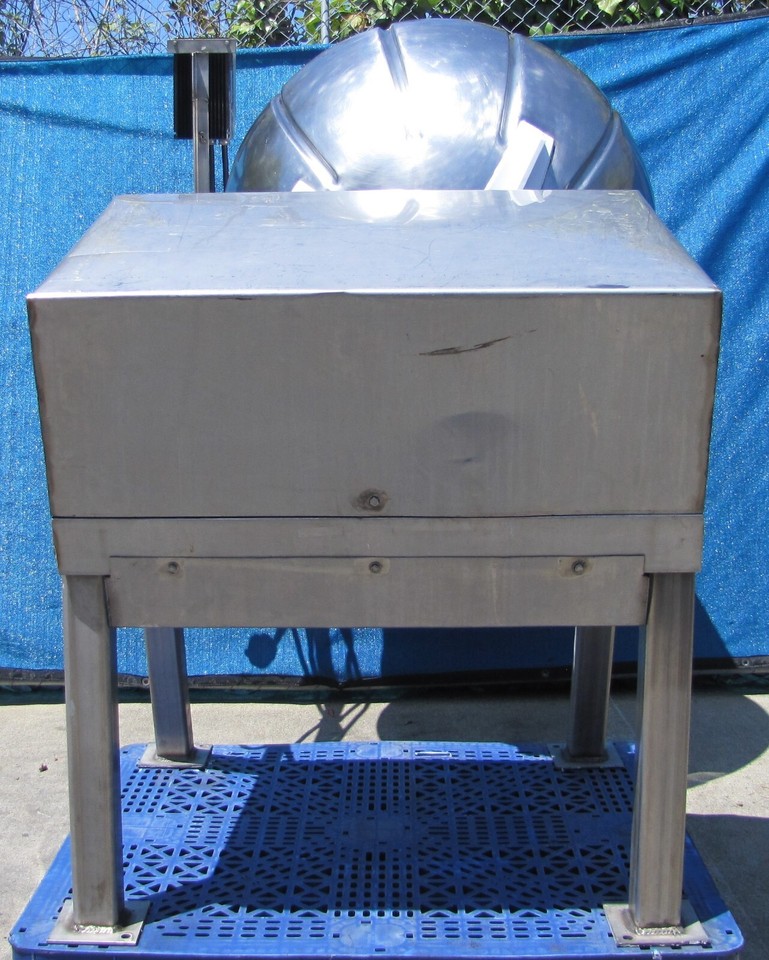 Stainless Chocolate Candy Coating Panner Panning Machine With Ribs VFD ...