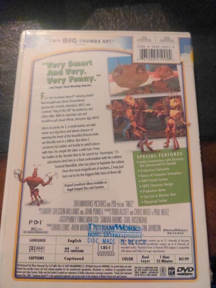 Antz (DVD, 1999, Signature Selection) 667068419924| eBay