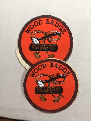 Boy Scouts of America Wood Badge ax decal Sticker BSA Paperwork | eBay