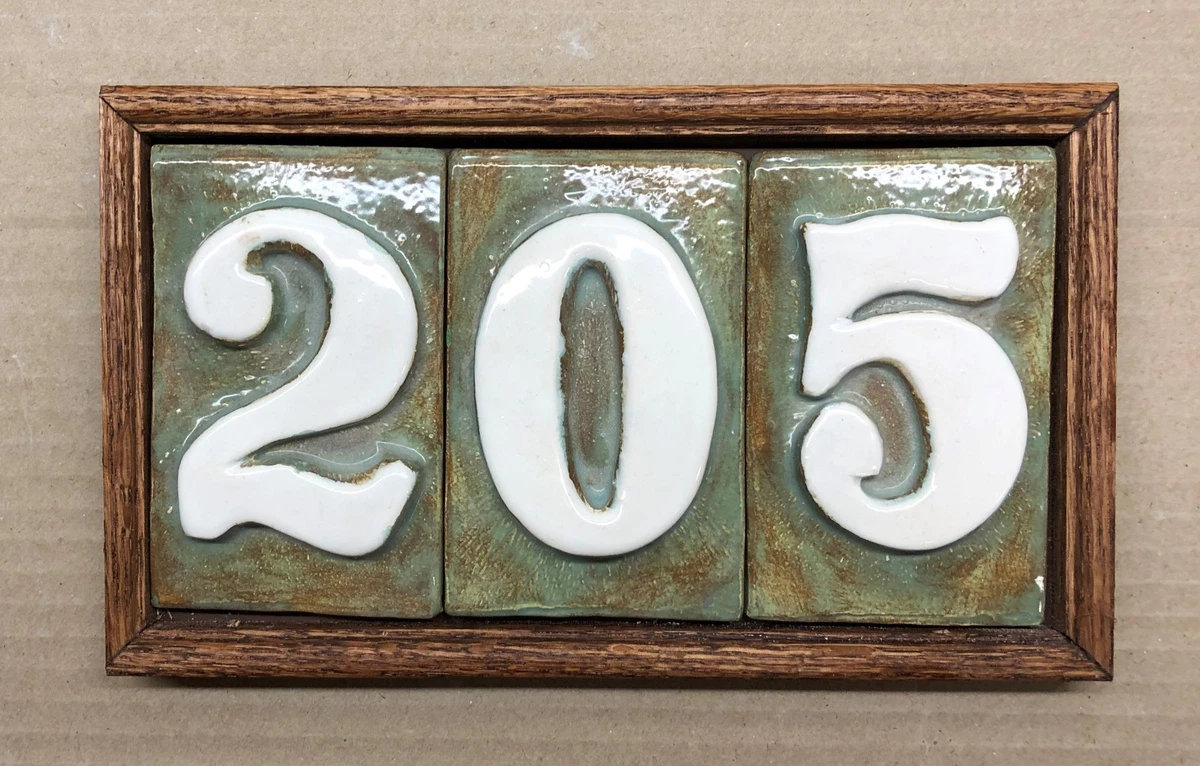 Ceramic House Address Signs
