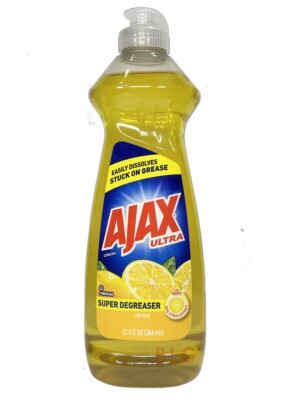 Ajax LEMON Ultra Dish Washing Detergent Liquid Soap 12.4oz Hand Soap ...