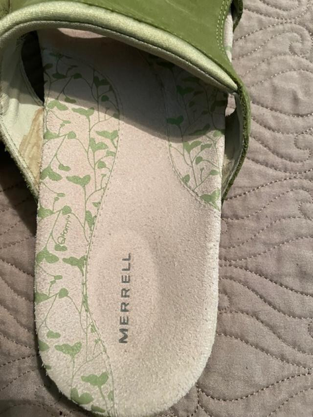 Merrell Women's Green Slide Sandals Shoe Size 11 M - Gem