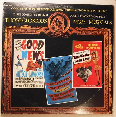 THOSE GLORIOUS MGM MUSICALS #49 / TRIPLE OST / 2X12” PROMO LPs / MGM 2 ...