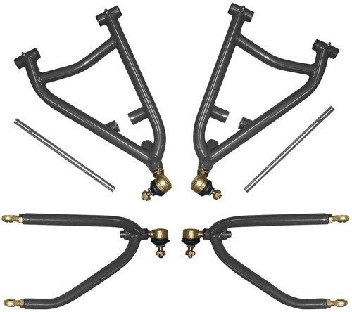 Lone Star Racing Gloss Black ATV A-Arm Kit +2 Wide, +1 Forward 17 ...