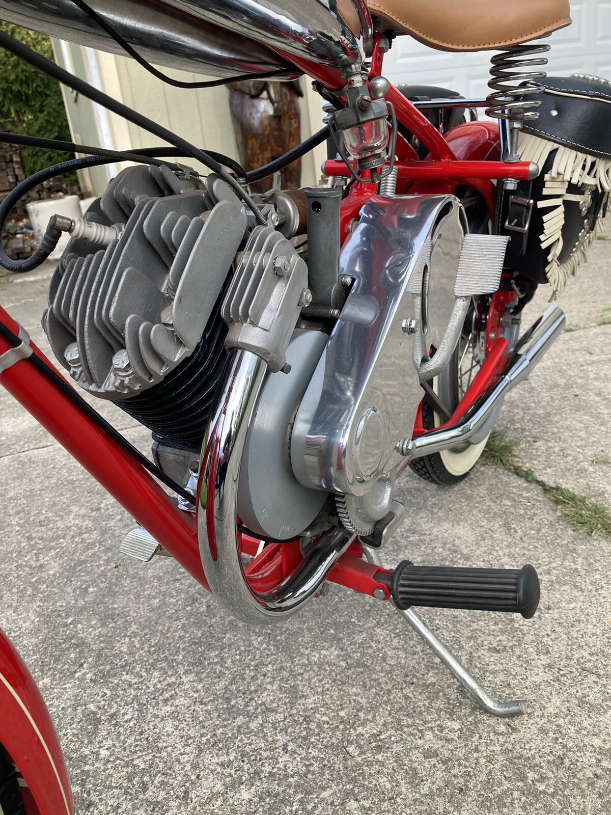 Rare Whizzer Bike Motor Bike Sportsman Completely Restored 1950-ish | eBay