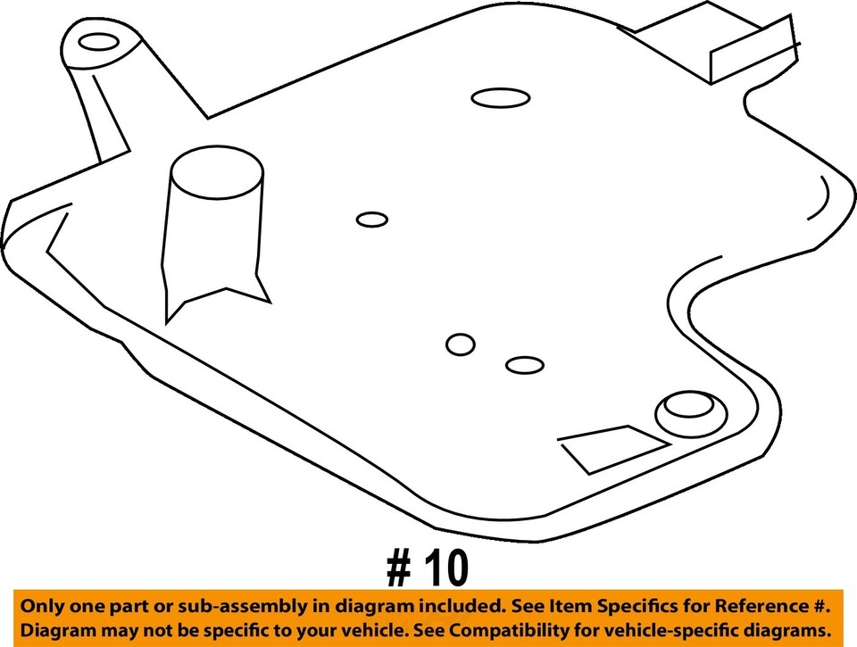 FORD OEM 11-23 E-350 Super Duty Transmission Components-Filter ...