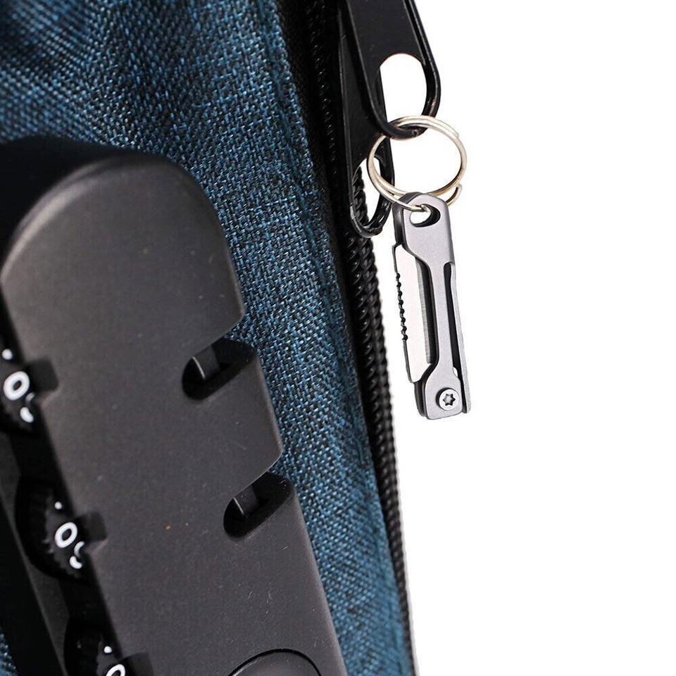 Mini Folding Knife Stainless Steel Pocket Key Chain | eBay