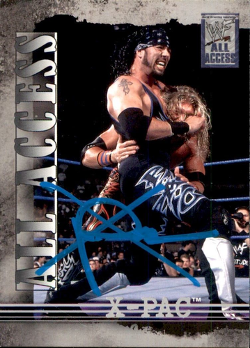 X-Pac Signed 2002 Fleer WWF All Access Card #26 WWE | eBay