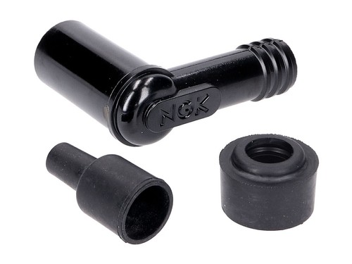 NGK LB10E SPARK PLUG RESISTOR COVER CAP BOOT RUBBER SCOOTER MOTORCYCLE ...