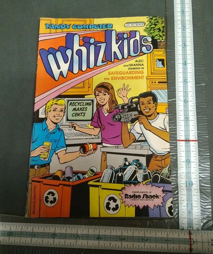 Whiz Kids Radio Shack 1991 Tandy Computer Comic Book PROMO RECYCLING ...