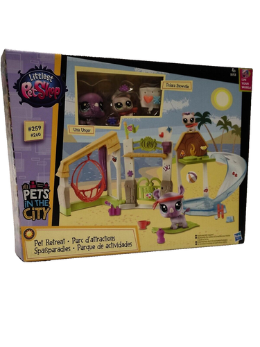 LPS Littlest Pet Shop Pets In The City Pet Retreat #259 #260 Figure | eBay