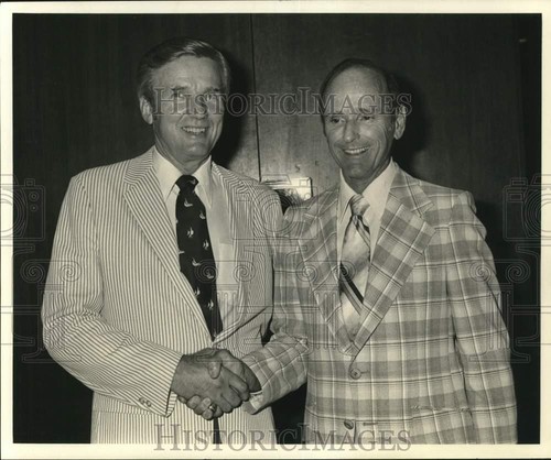 1978 Press Photo Athletic directors Paul Dietzel (LSU), Augie Erfurth ...
