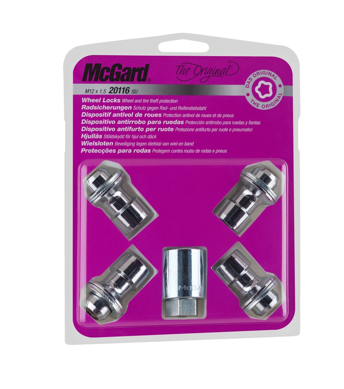 McGard Locking Wheel Nuts 12x1.5 Bolts for Jaguar XF 07-16 (Original ...