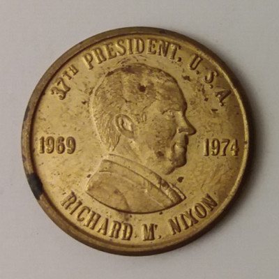 Richard M. Nixon 37th President Coin Medal Token 28mm | eBay