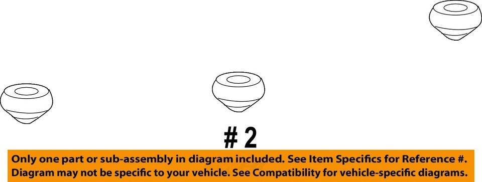 GM OEM 96-14 Aurora Cab Cab Assembly-Mount Cushion 15201005 | eBay