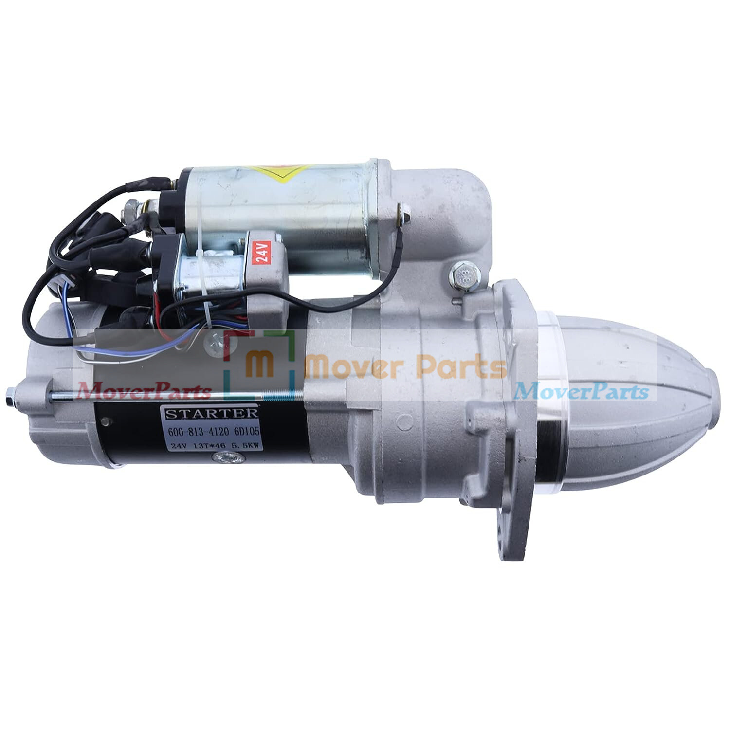 24V Starter Motor 600-813-2520 For Komatsu Engine 4D105 6D105 S4D105 ...