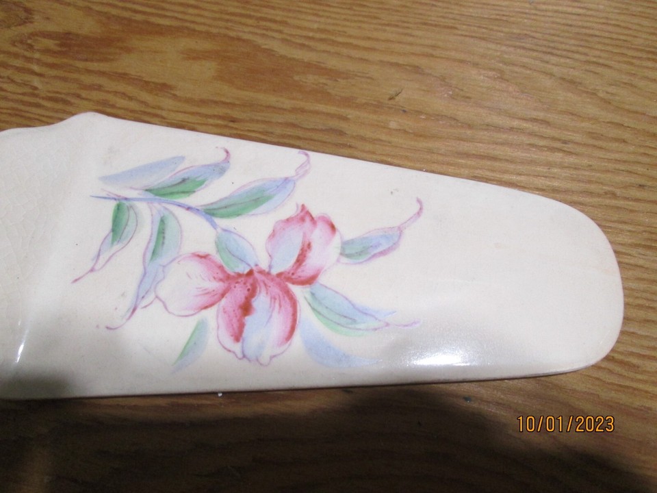 Mikori ware painted ceramic cake server | eBay