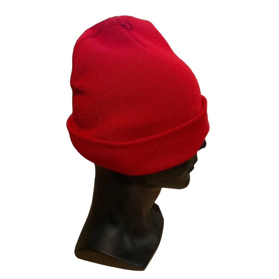 Yea.Nice Premium Beanie Logo Cuffed Flat Knit Warm Winter Hat | eBay