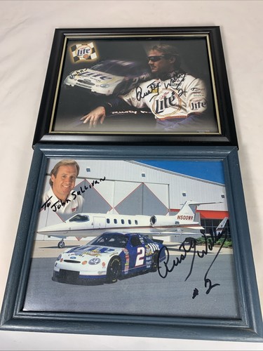 NASCAR Driver Rusty Wallace Autographed Racing Action 8x10 Photo Lot Of ...