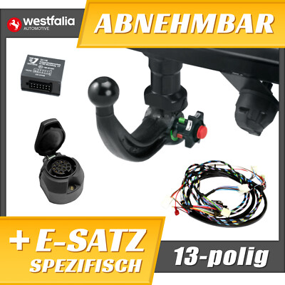 Anhängerkupplung abn+ES 13p spez für Volvo V70 III mit ...