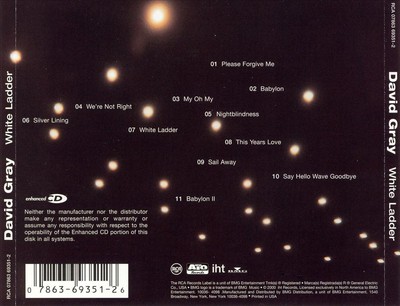 DAVID GRAY - WHITE LADDER [UK] NEW CD 685738298327| eBay