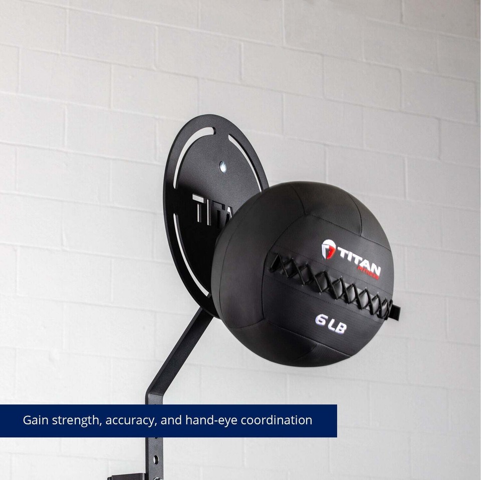 Titan Fitness Mounted Wall Ball Target with Extension for T-3 or X-3 ...