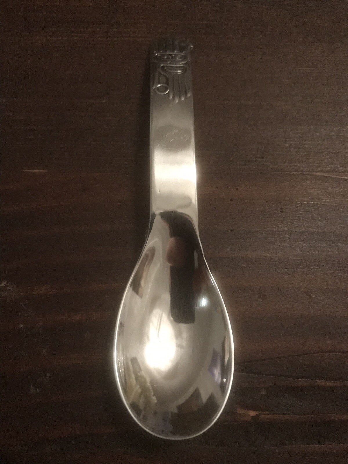 Vintage Sterling Silver Potlatch Spoon Tlingit - Haida Alaska “Eye In ...