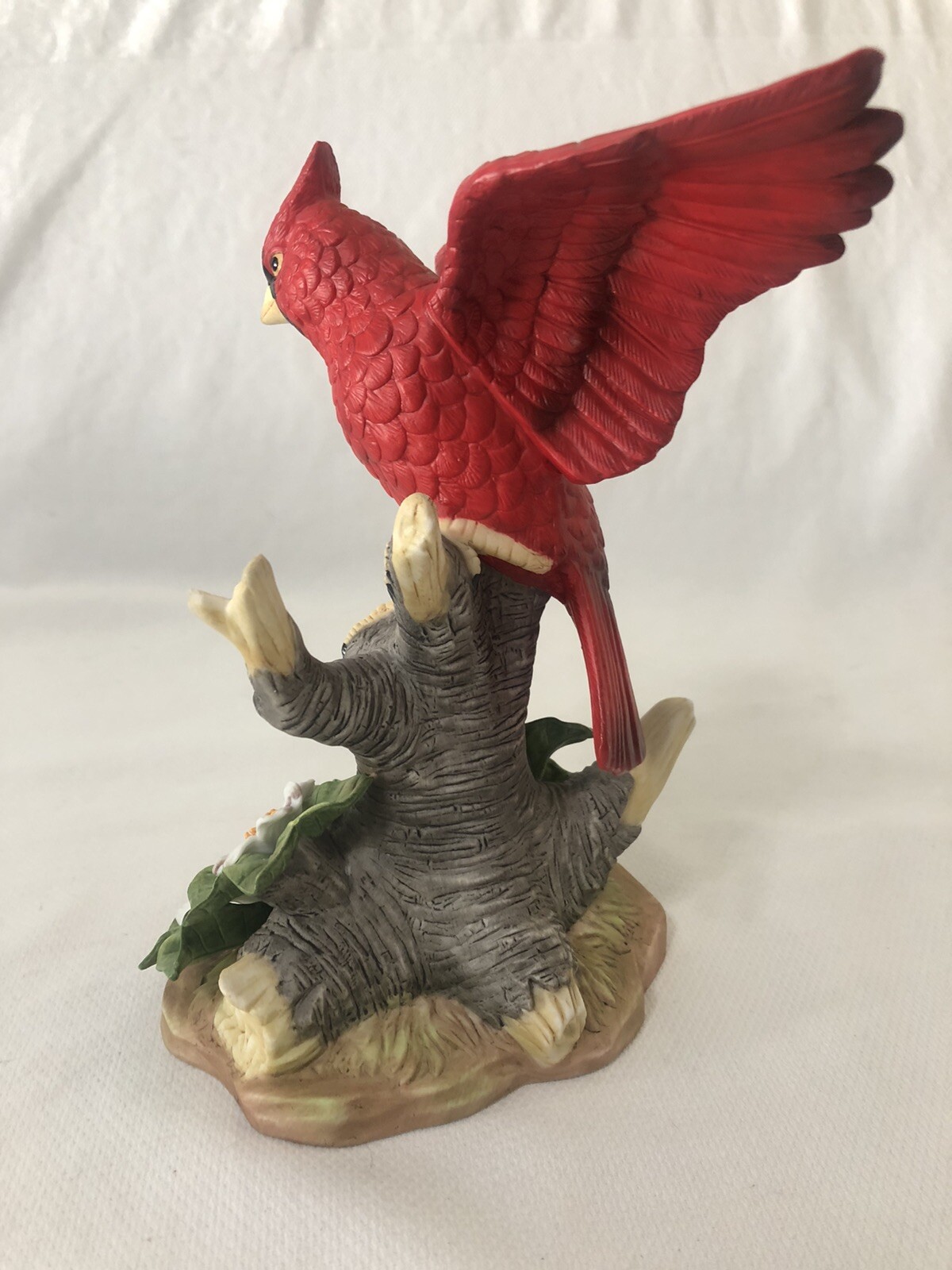 Lefton Cardinal 10472 Japan Handpainted China Figurine Nest Egg ...