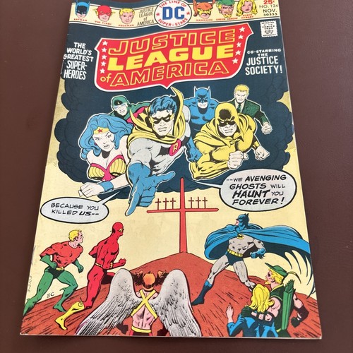 Justice League of America 124 JSA Crisis on Earth Prime Final VG- Comb Ship | eBay