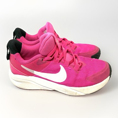 Nike Girls Star Runner 4 DX7614-601 Pink Running Shoes Sneakers Size ...