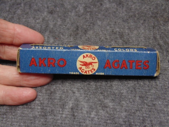 Akro Agate Glass No. A-16 Box with Marbles | eBay
