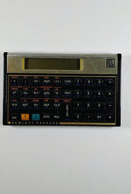HP 12C Financial Calculator Hewlett Packard Business Vintage Working | eBay
