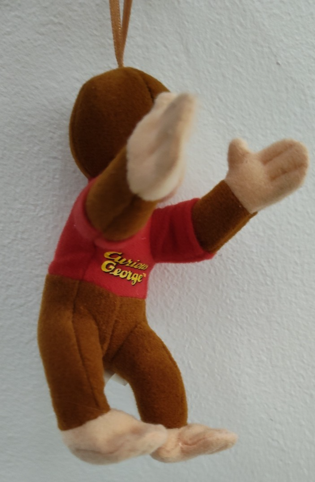 Vintage Curious George 5 inch Mini Plush Ornament by Applause Monkey | eBay