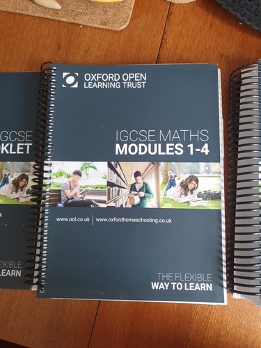 Oxford Open Learning TRUST- IGCSE Maths- Modules 1-7 | eBay
