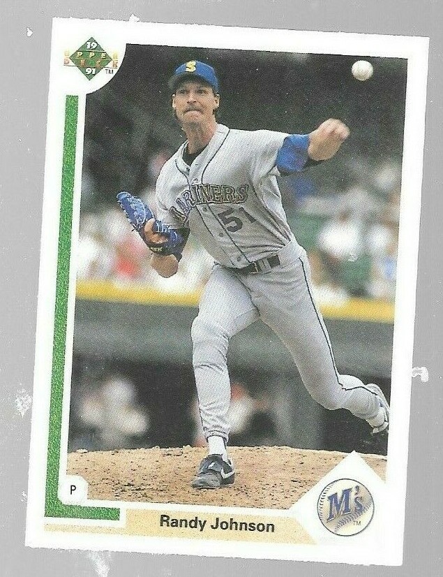 1991 Upper Deck Randy Johnson 376 Seattle Mariners Baseball Card | eBay